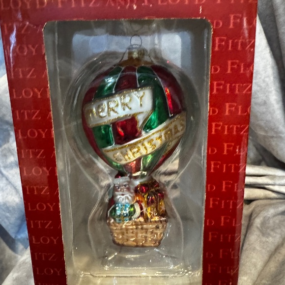 Fitz and Floyd | Holiday | Fitz And Floyd Red And Green Hot Air Balloon ...
